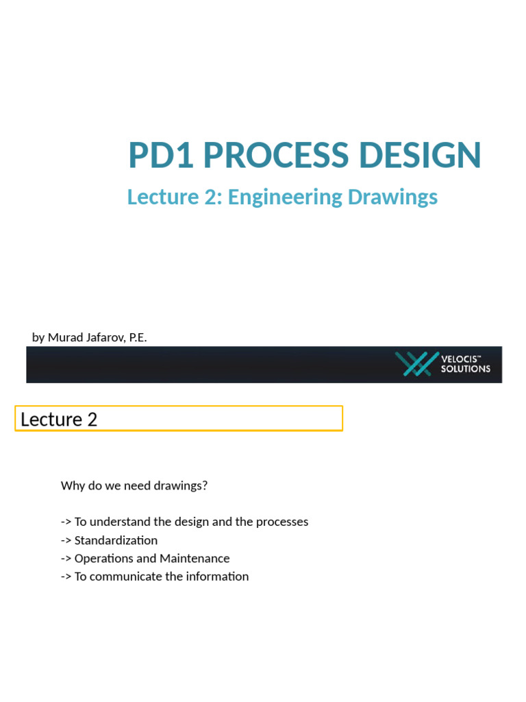 Process Desing- Lecture | PDF
