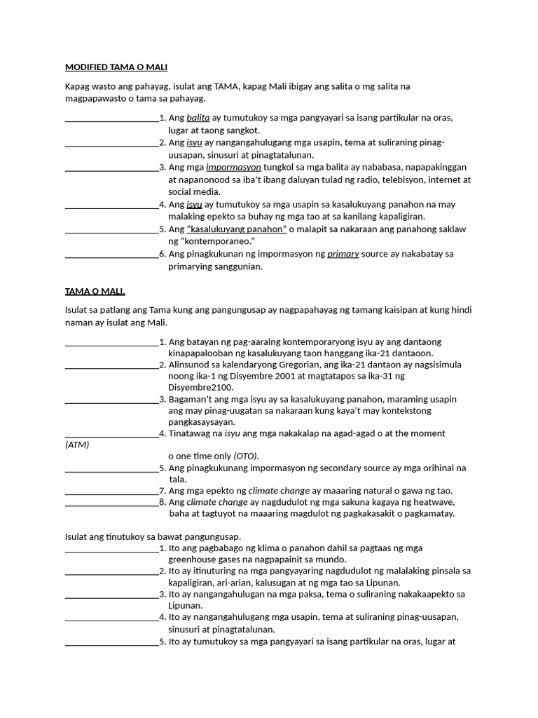 Konsepto NG MKI | PDF