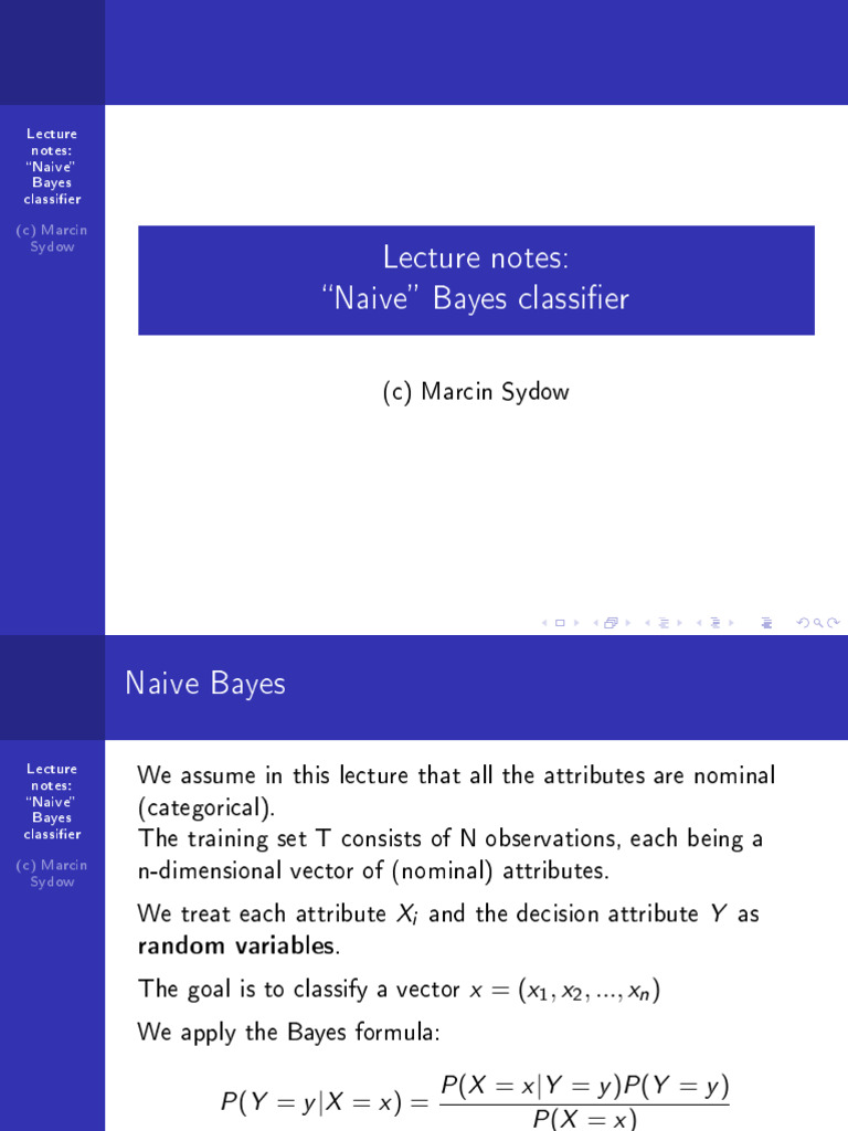 Naive Bayes Notes-En | PDF