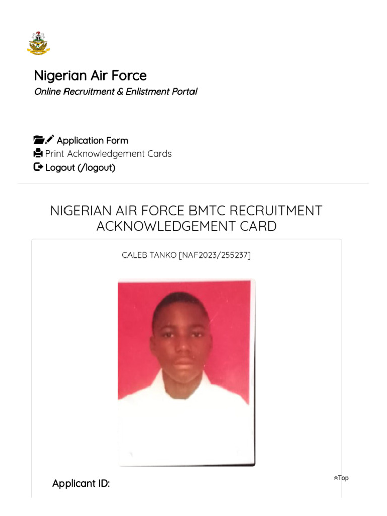 Nigerian Air Force (1) | PDF
