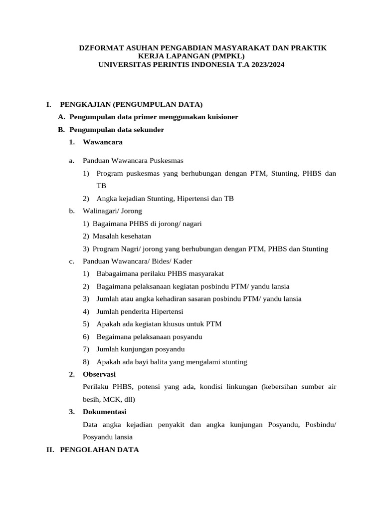 ASUHAN PMPKL Guguah POA - GUGUAK | PDF
