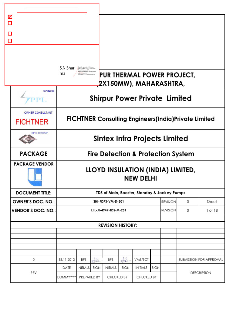 Ga And Data Sheet Fire Pumps R0 Pdf 3496