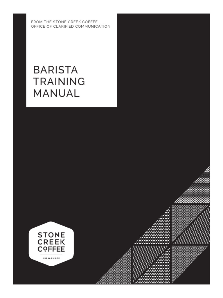SCC BaristaTrainingManual 2024 | PDF