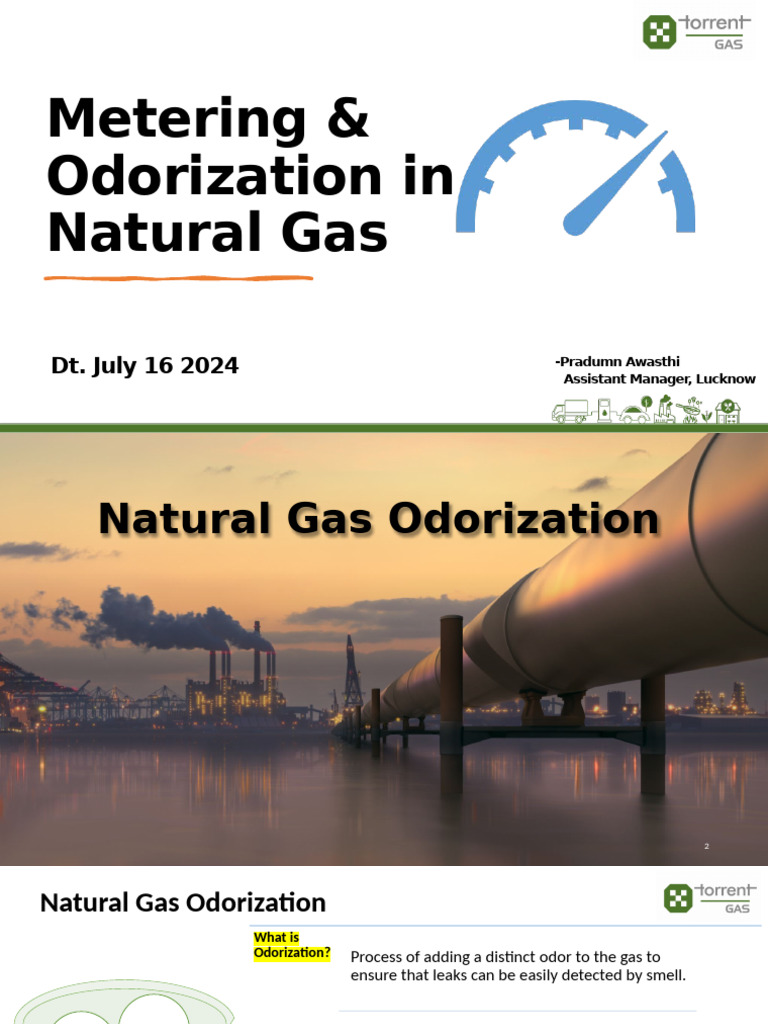 Metering & Odorization in Natural Gas 11072024 | PDF