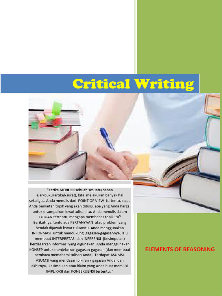Template Critical Writing | PDF