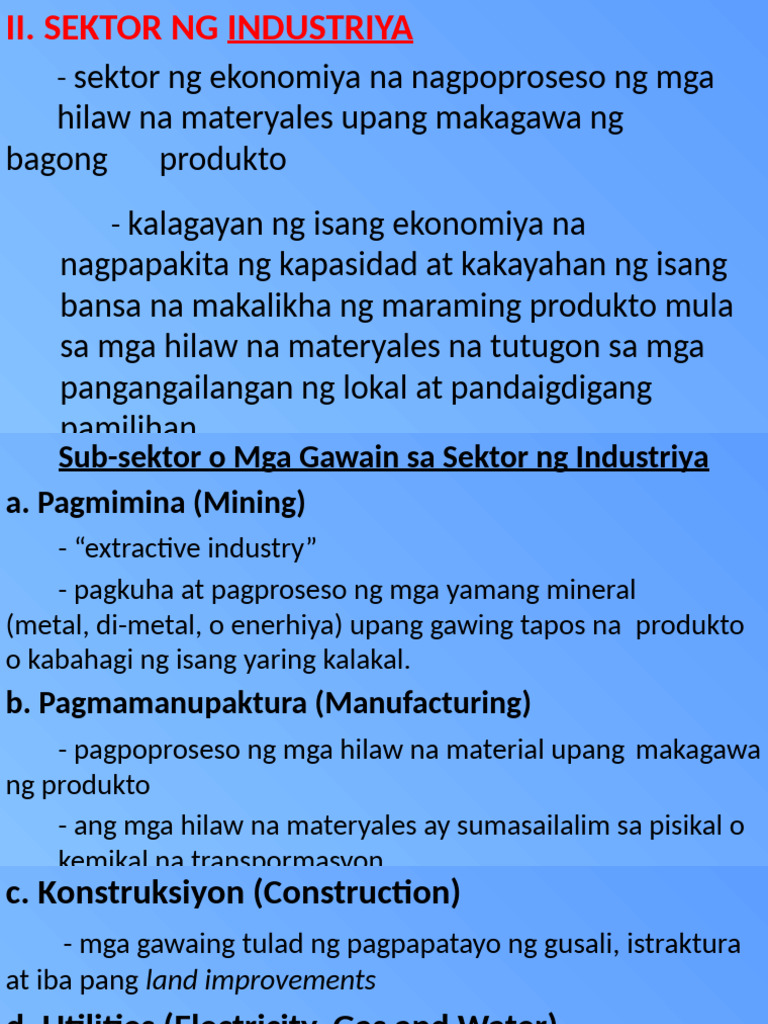 IV. 3 Sektor NG Industriya | PDF