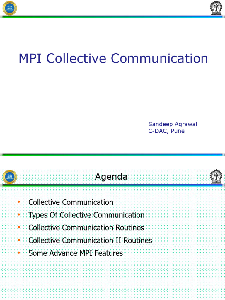 MPI Collective | PDF