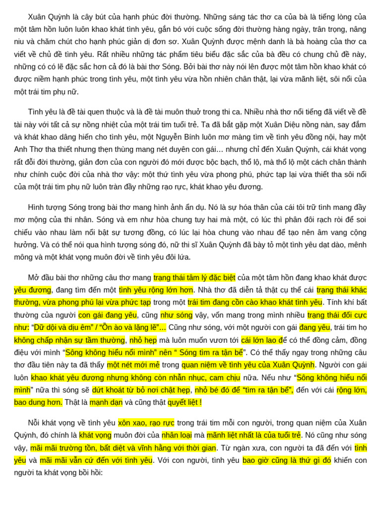 Xuân Qu NH Là Cây Bút C A H NH Phúc Đ I Thư NG | PDF