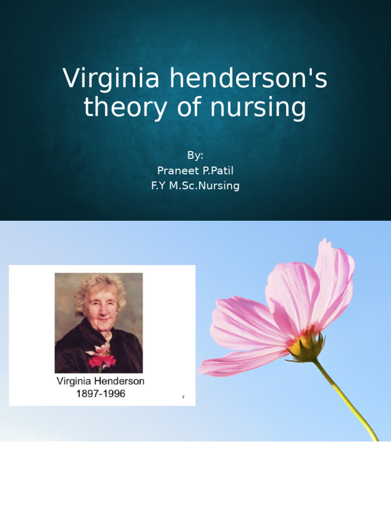 Virginia Henderson's Nursing Theory Explained | PDF | Mental Health ...