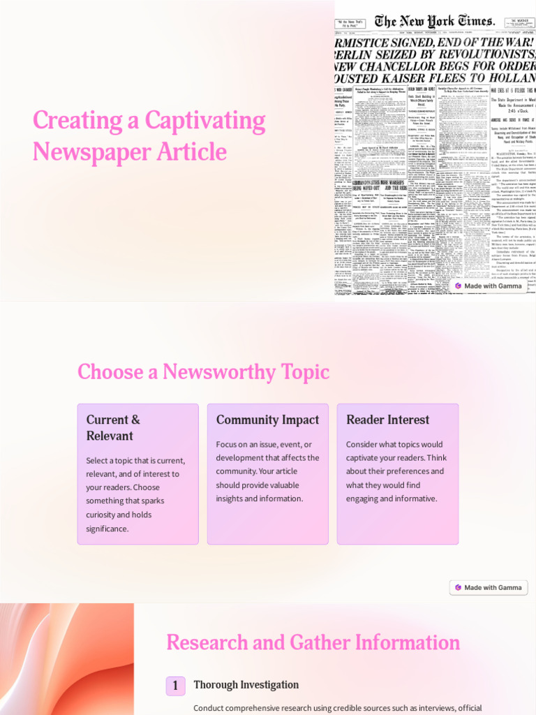 G12 PROJECT Newspaper Article | PDF