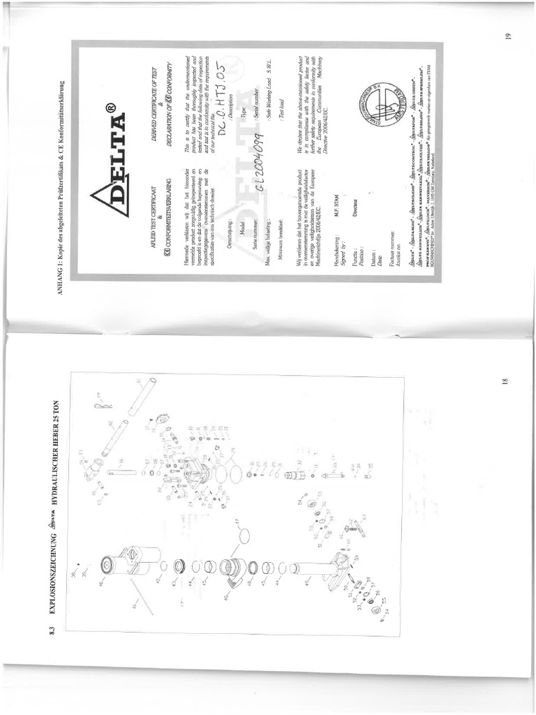 Declarac Conf CE - Gato RMH-50 REMA DELTA-GL2004099 | PDF
