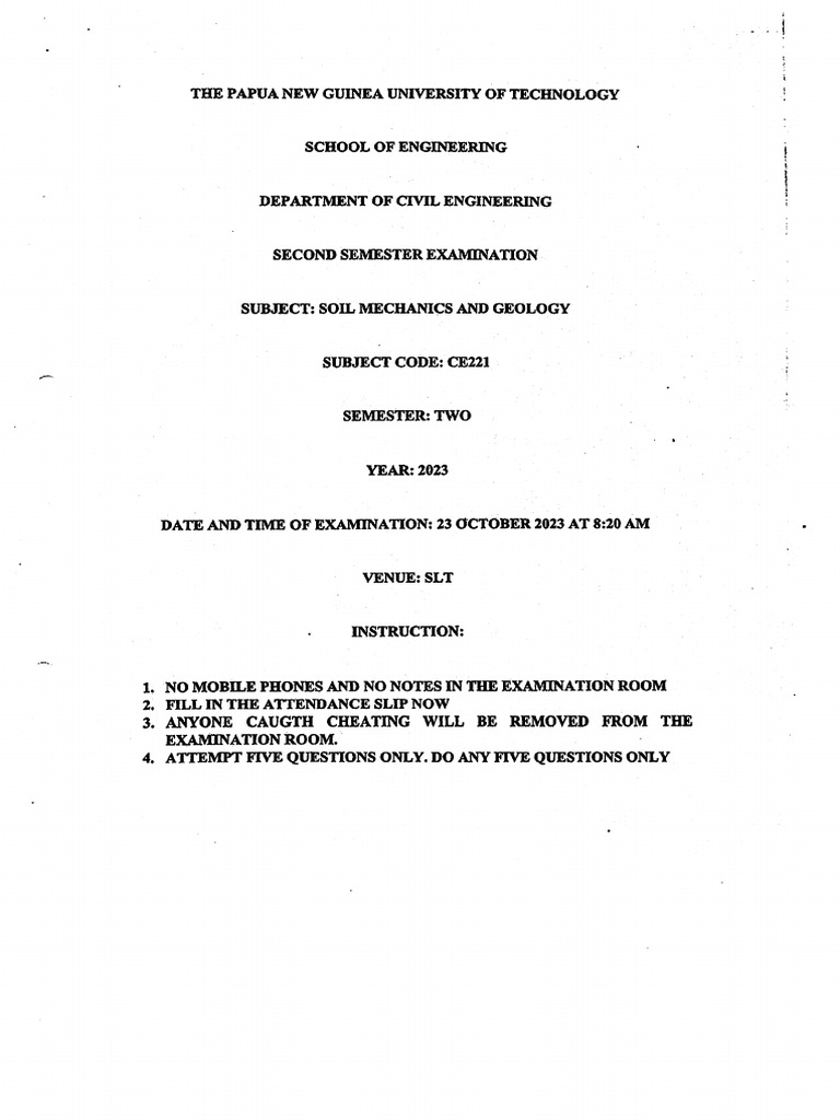 Ce221 - SM2 2023 | PDF