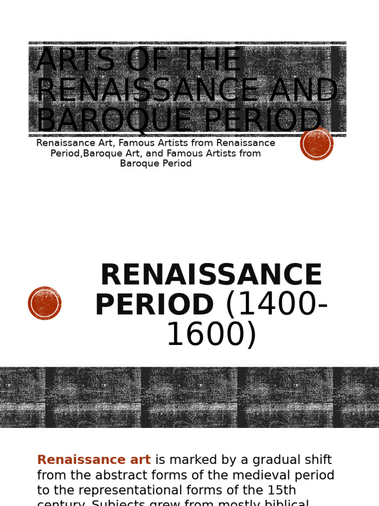 Arts of The Renaissance and Baroque Period | PDF