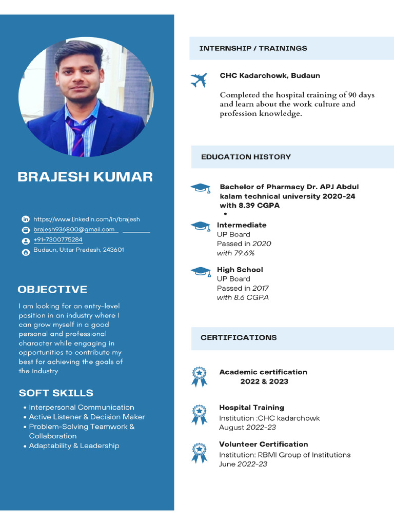 Resume b Rajesh Kumar | PDF