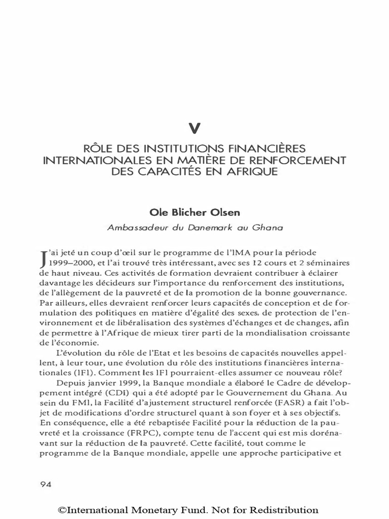 Role Des Ifis | PDF