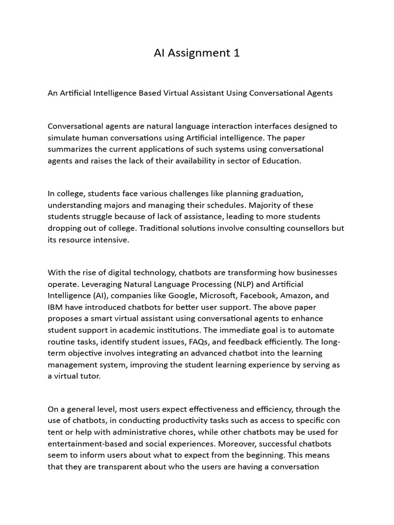 AI Assignment 1 | PDF