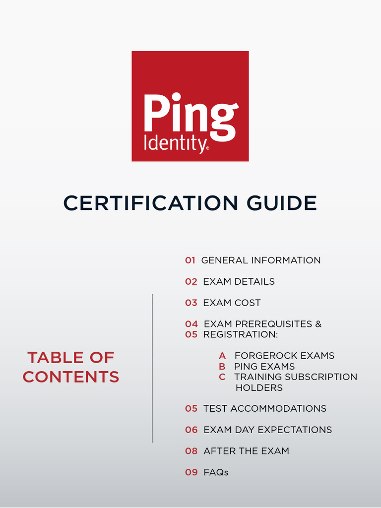 Ping Identity Certification Guide | PDF