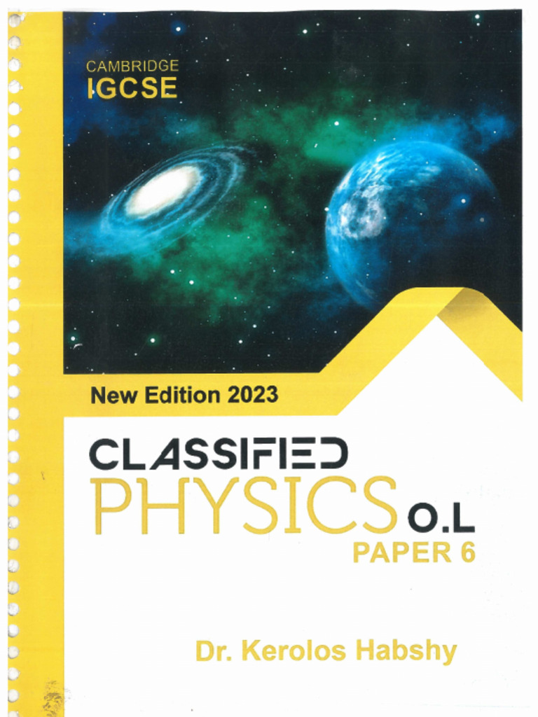 IGCSE Physics Classified Paper 6 | PDF