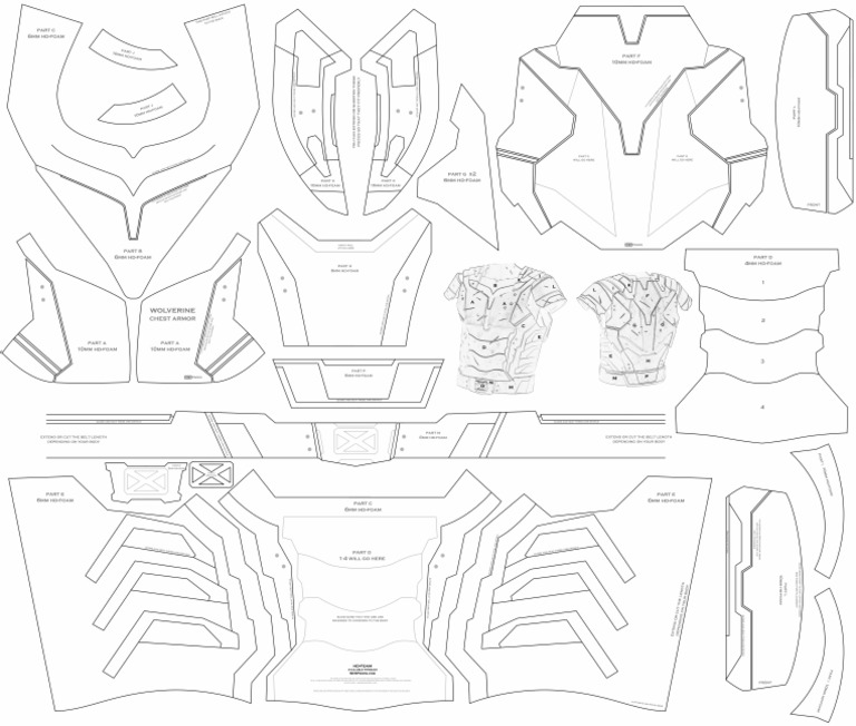 Wolverine+Cosplay+Chest+Armor+SKS+Props (1) (1) | PDF