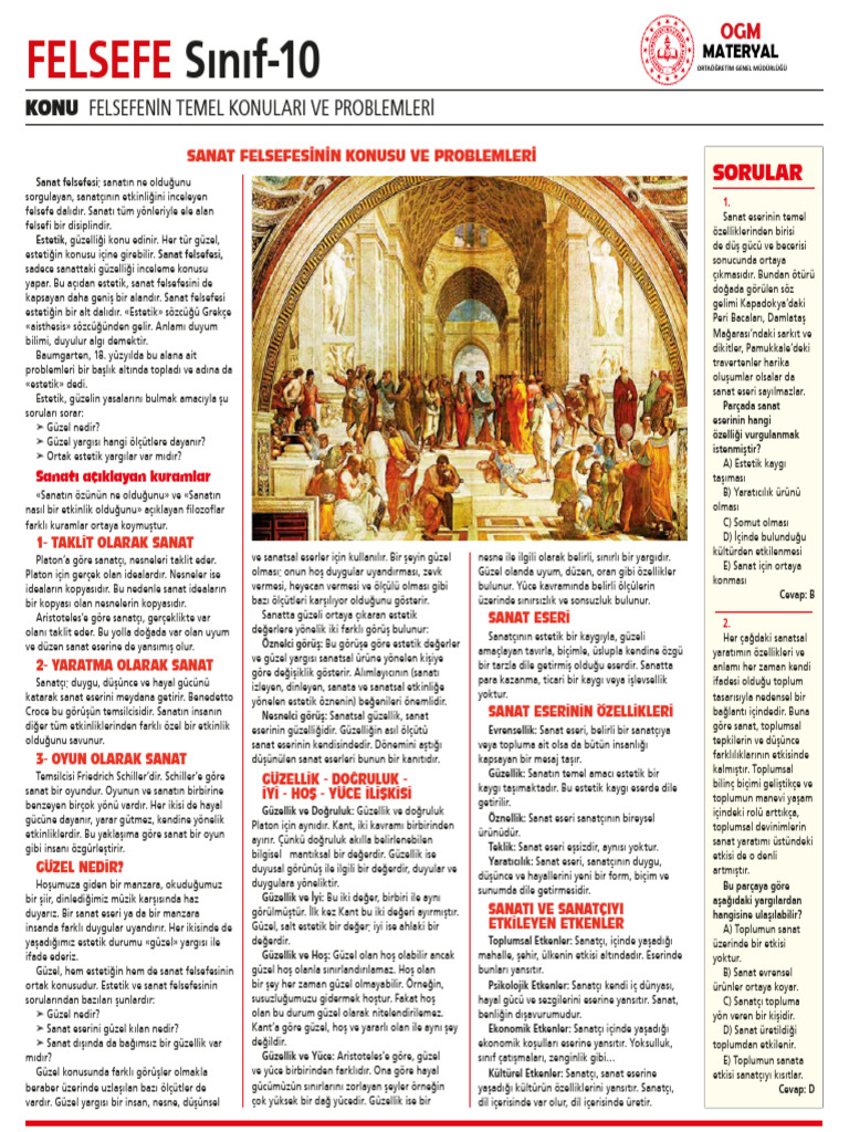 Sanat Felsefesi 1 | PDF