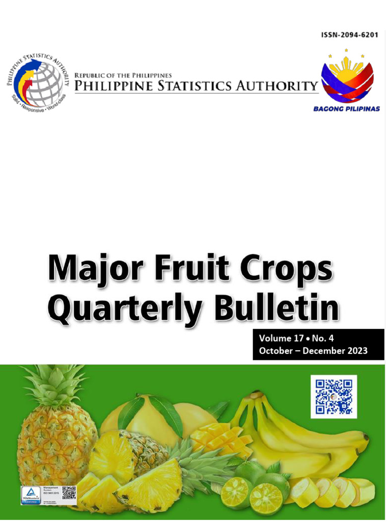 Major Fruit Crops Quarterly Bulletin, Q4 2023 | PDF