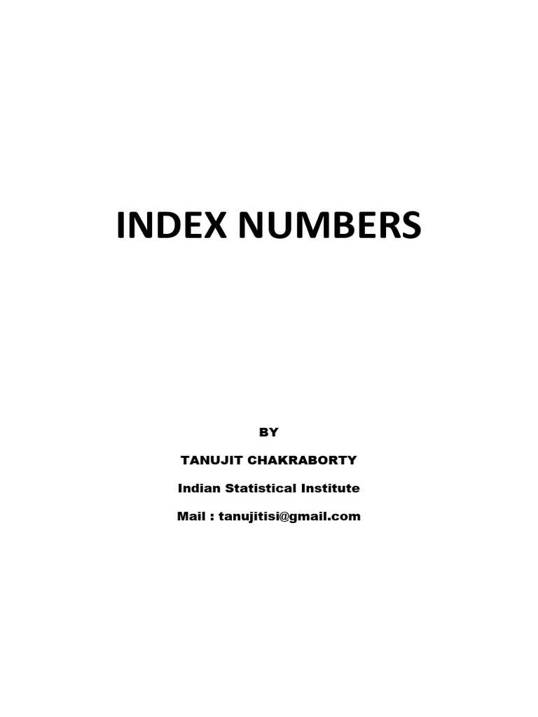 Index Numbers | PDF