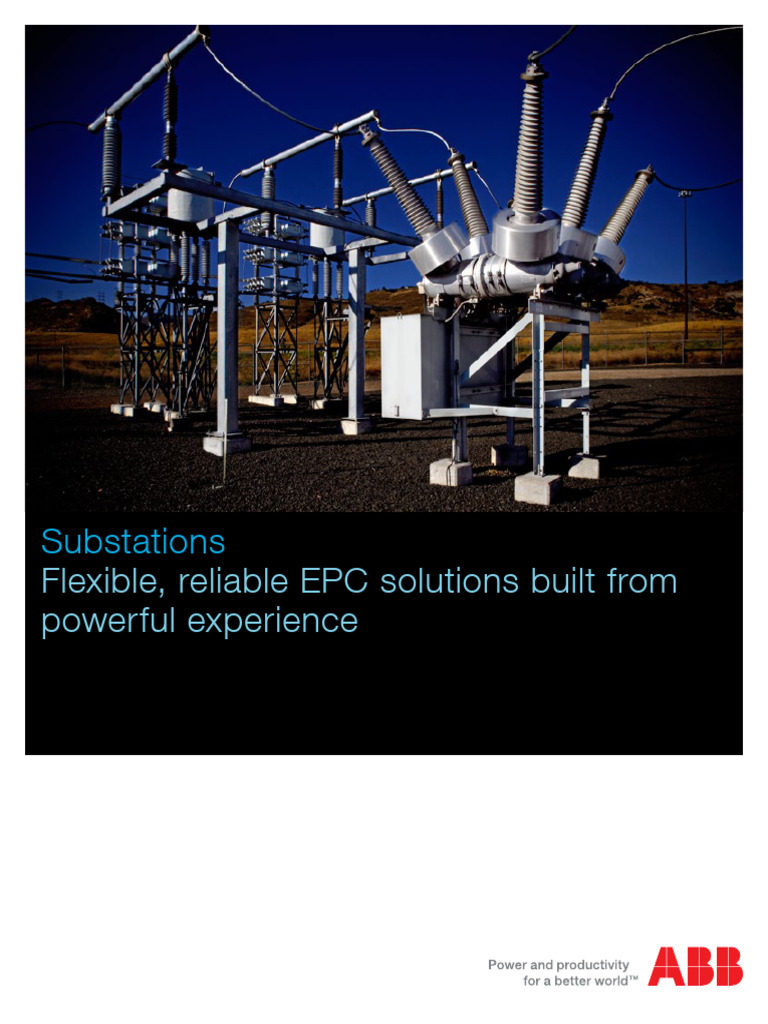 9AKK106713A2192 Substations Brochure NAM LR | PDF | Electrical ...
