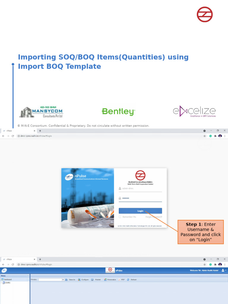 2.11 Importing BOQ Items Using Import BOQ Template | PDF | Security Engineering | Applications ...