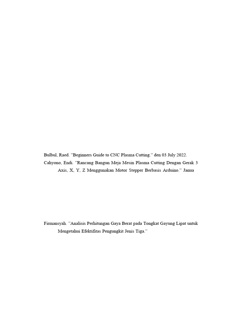 Daftar Pustaka Capstone Project 010 015 121 | PDF