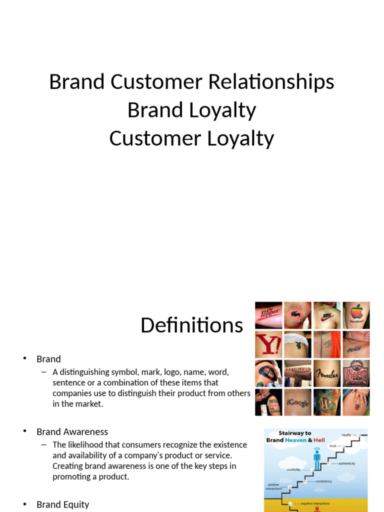 Brand Customer Relationships | PDF