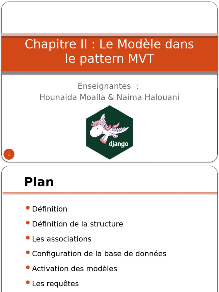 Chapitre II Le Modèle Dans Le Patern MVT | PDF