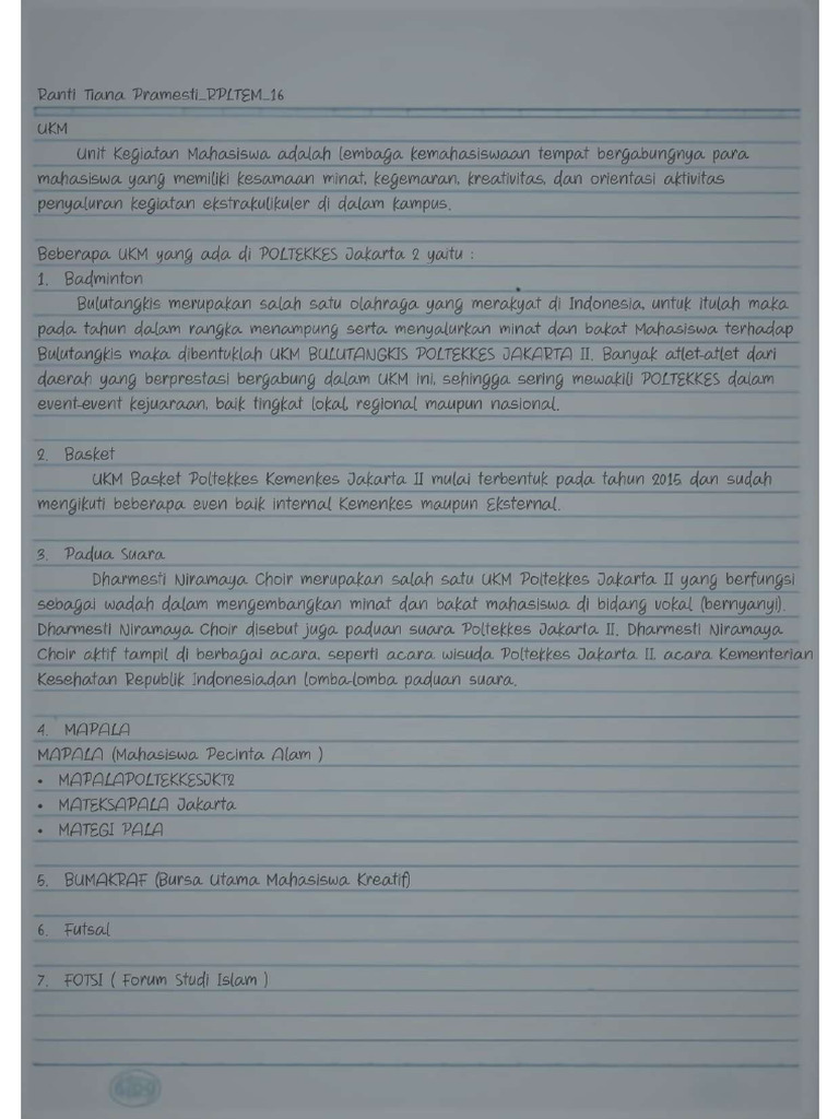 RESUME UKM Ranti RPLTEM | PDF