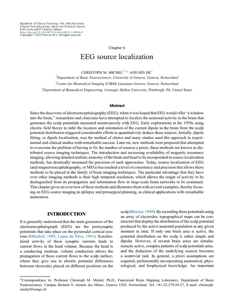 6 Eeg Source Localization Pdf
