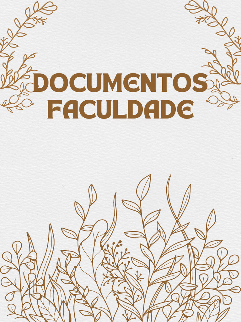 Brown Cream Abstract Simple Notebook Cover Document A4 | PDF