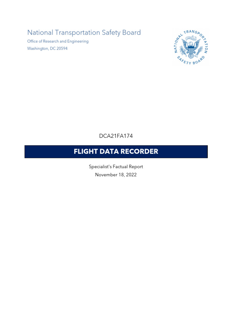 FDR Factual Report-FINAL-IntoDocket-Rel | PDF