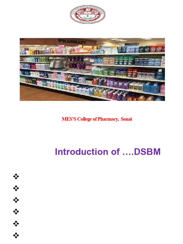 Drug Store Business Management Guide | PDF | Economics | Business