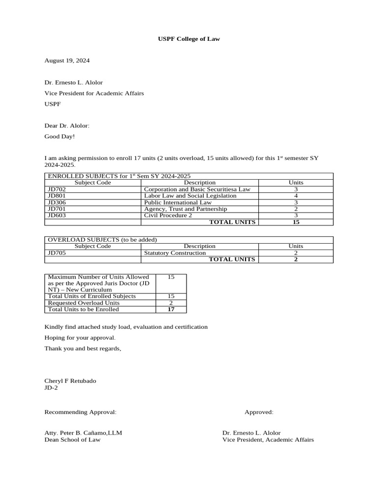 Overloading Letter Retubado | PDF