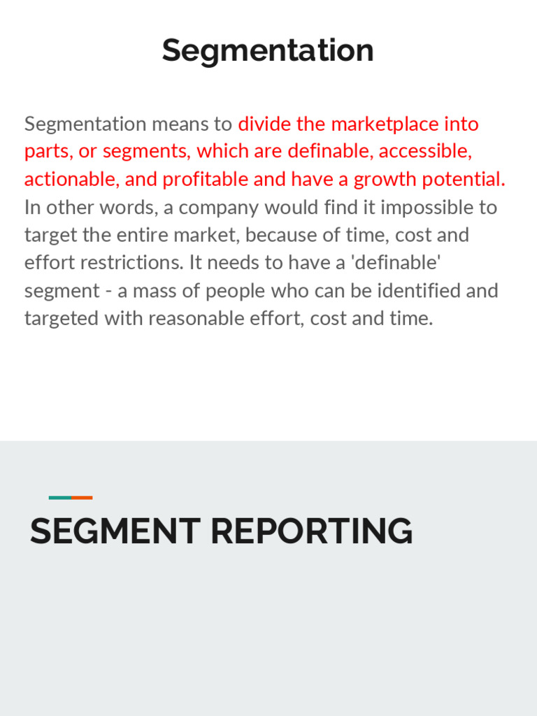 Segment Reporting | PDF