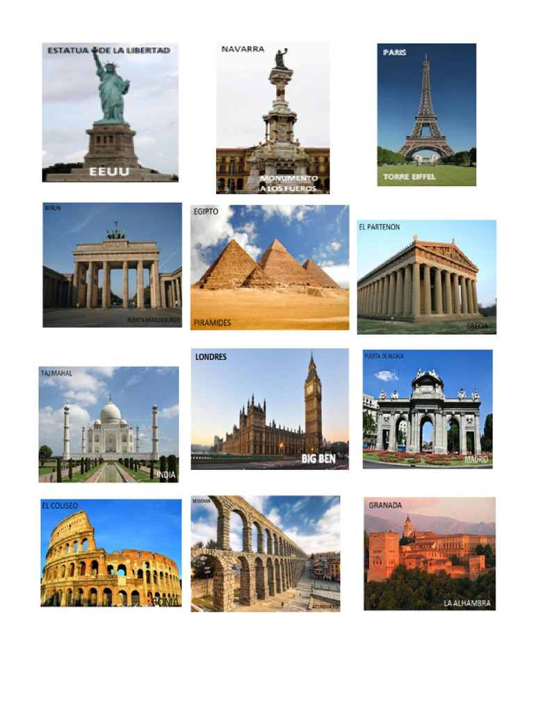 Monumentos Con Nombre | PDF