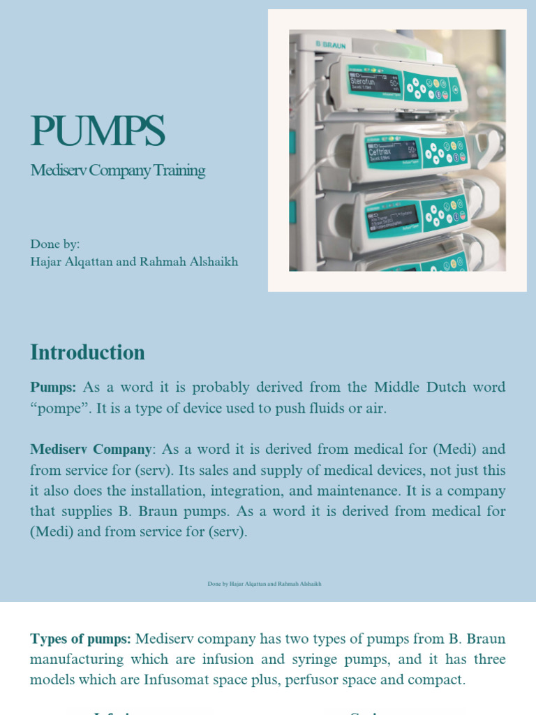 PUMPS | PDF