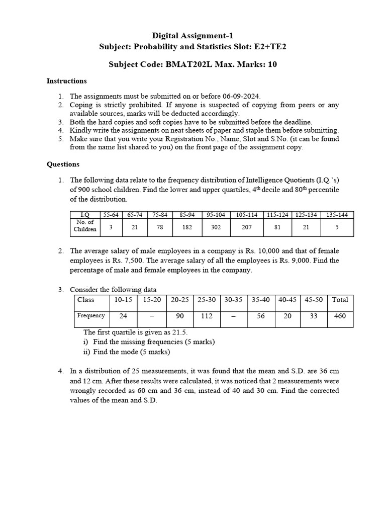 Da-I Bmat202l (E2+te2) | PDF | Probability Density Function | Science ...