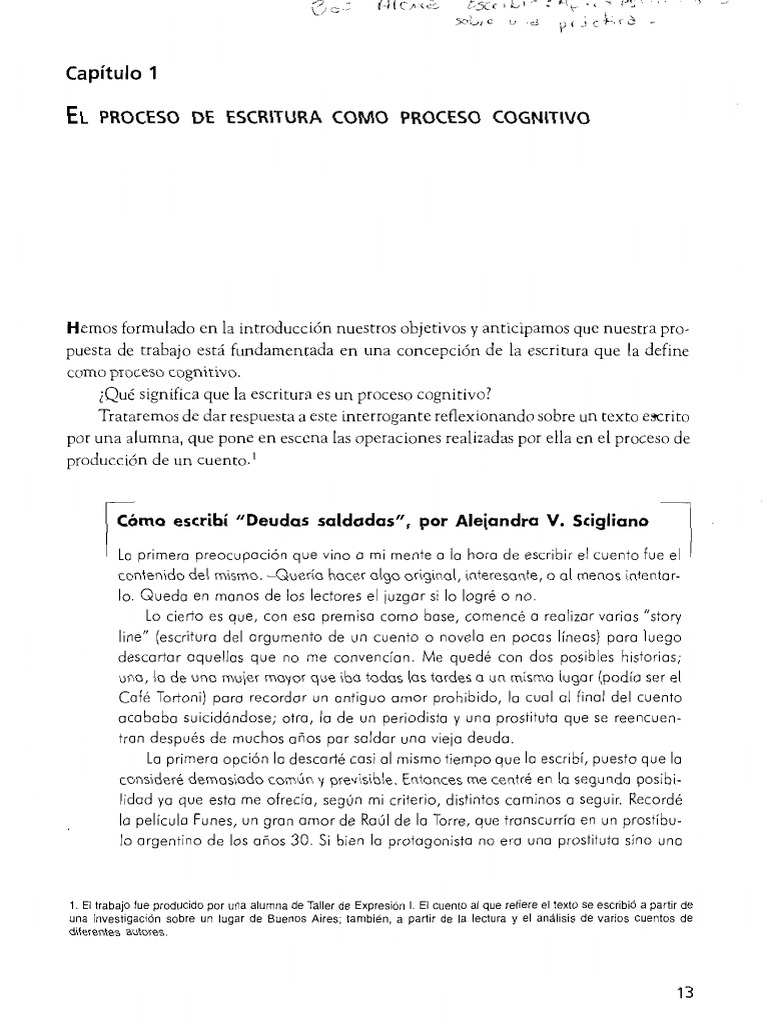 Proceso de Escritura | PDF