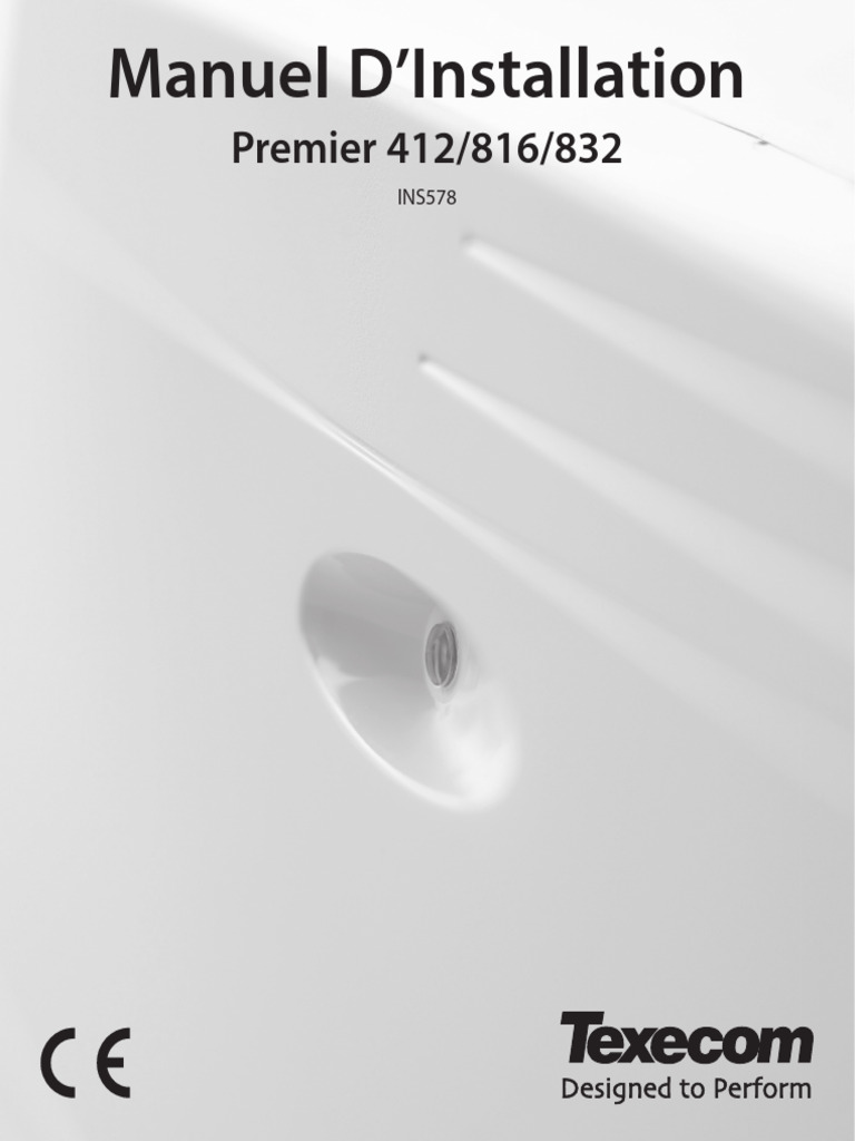 INS578 P816 Installation Manual (French) | PDF