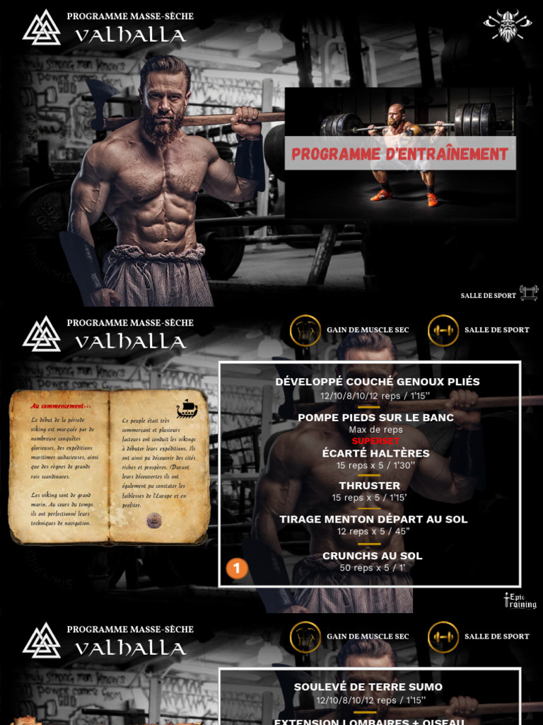 Valhalla en Salle de Sport | PDF