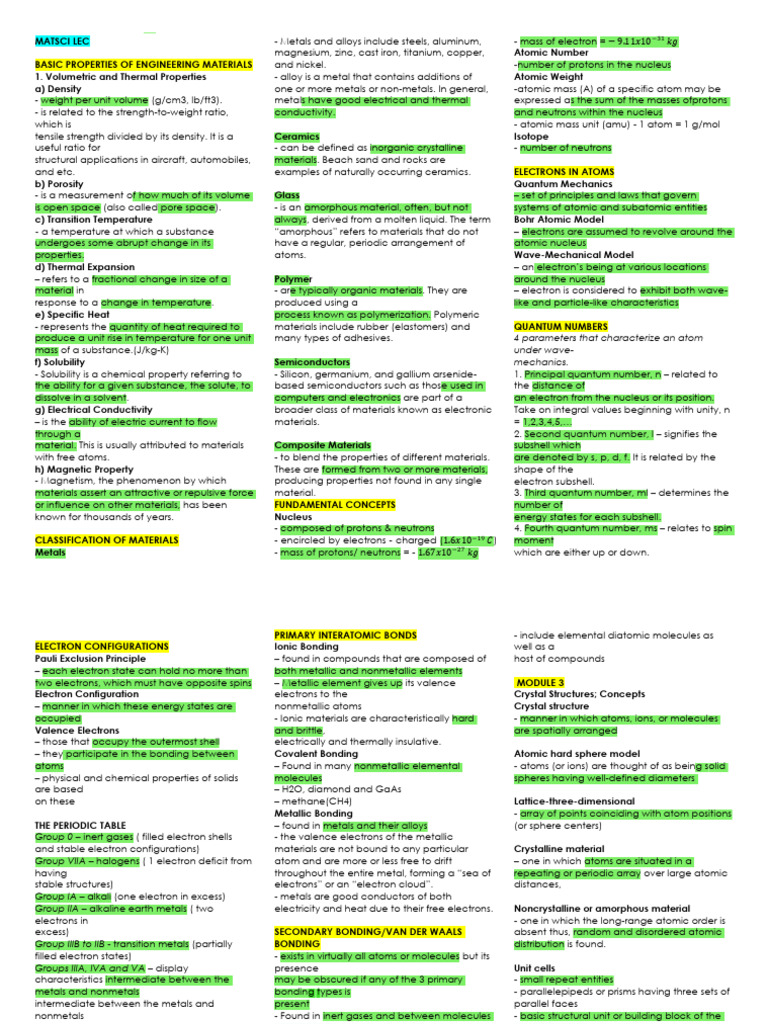 Matsci Reviewer | PDF