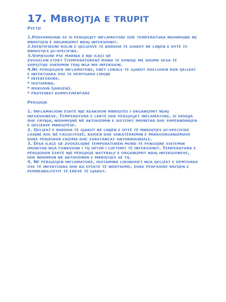 Mbrojtja e Trupit | PDF