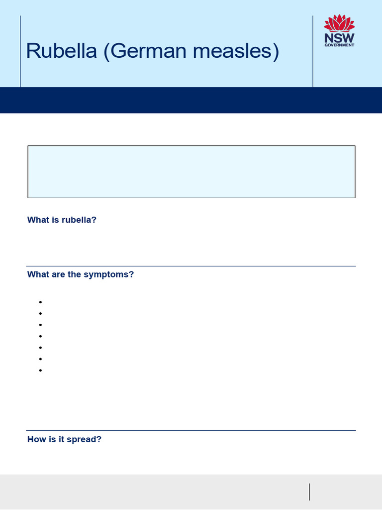 Rubella | PDF