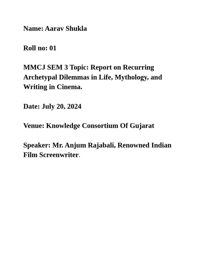 KCG Event Report | PDF | Narrative | Philosophy