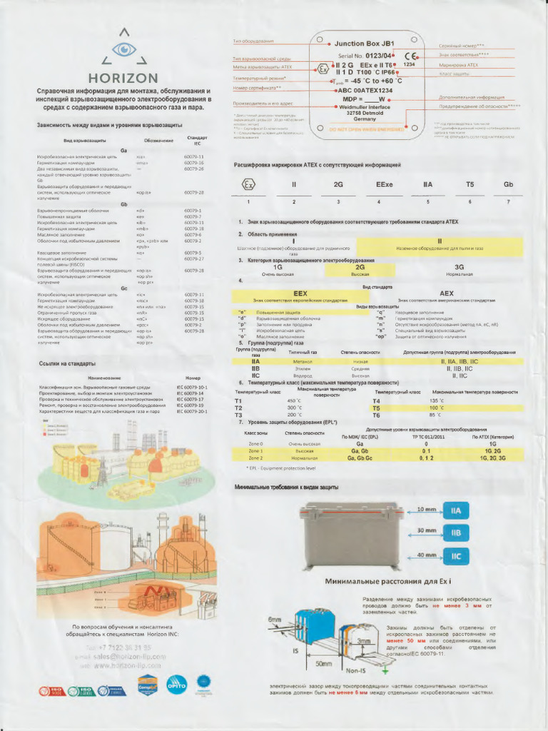 Справочая Информация, Horizon | PDF