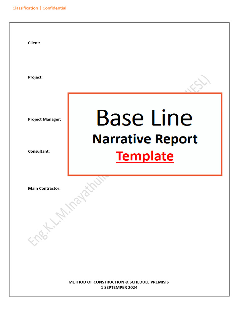 Baseline Narrative | PDF